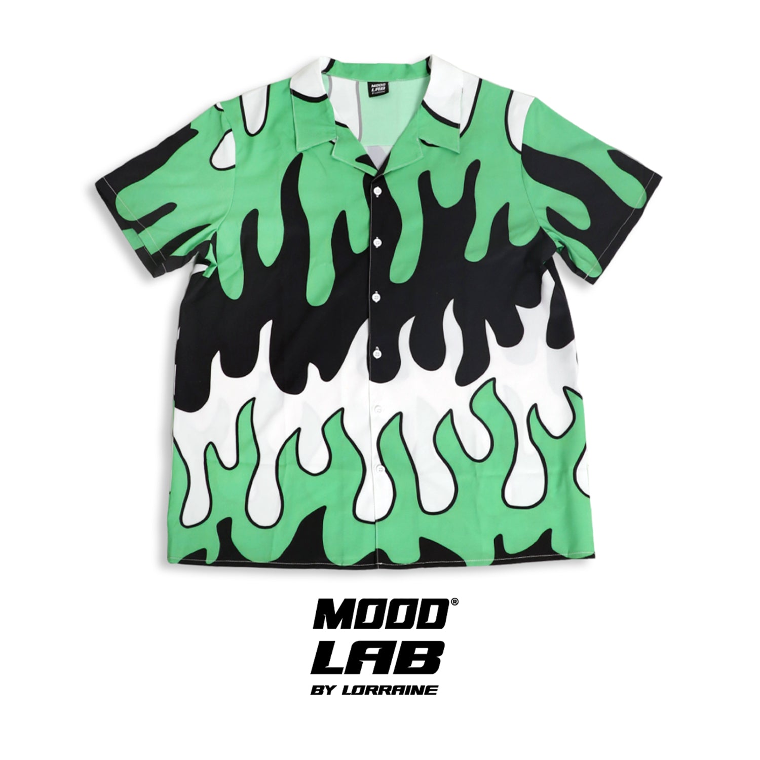 Green Goblin Cuban Shirt | Embrace Awareness | MOODLABBYLORRAINE