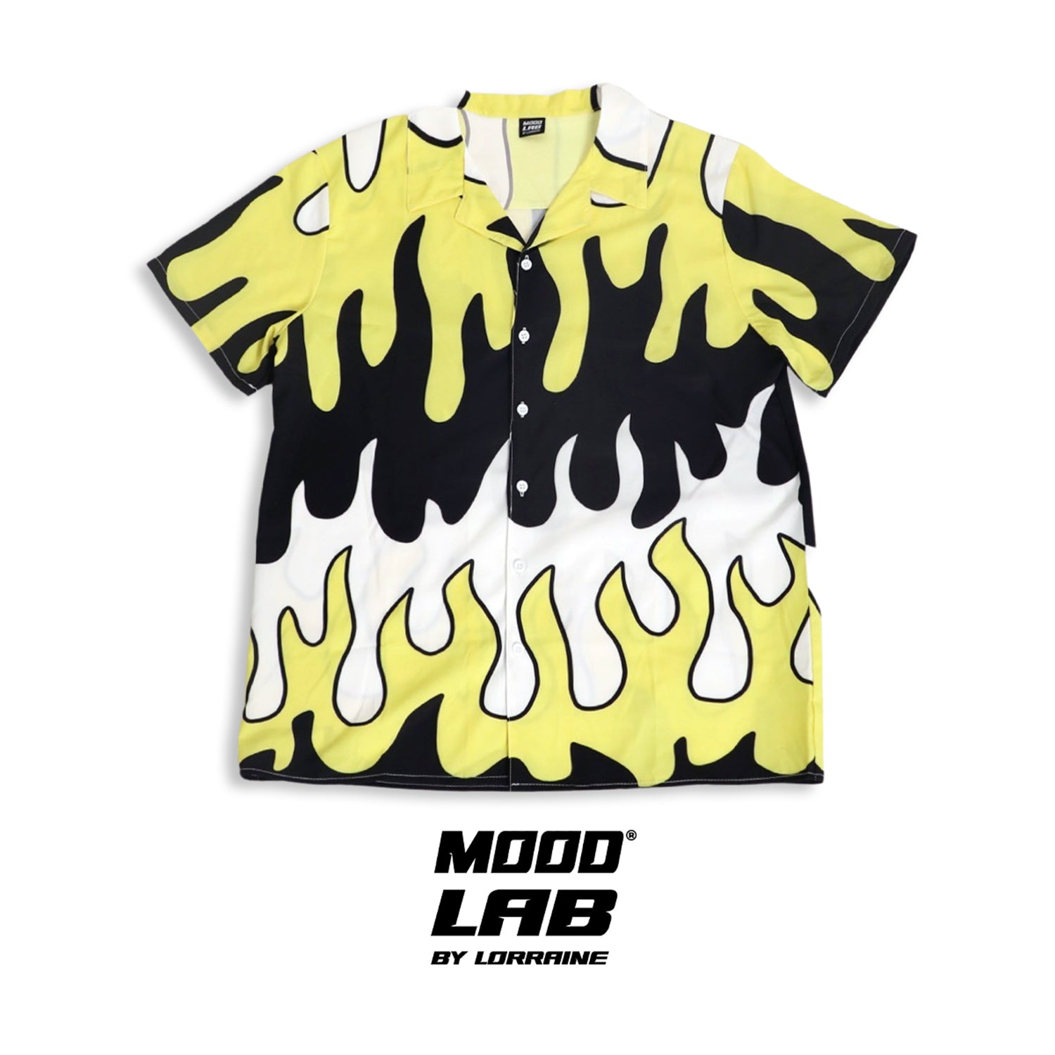 Yellow Goblin Cuban Shirt | Embrace Awareness | MOODLABBYLORRAINE
